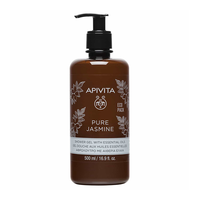 APIVITA Pure Jasmin Shower Gel with Essential Oils | Hondos Center