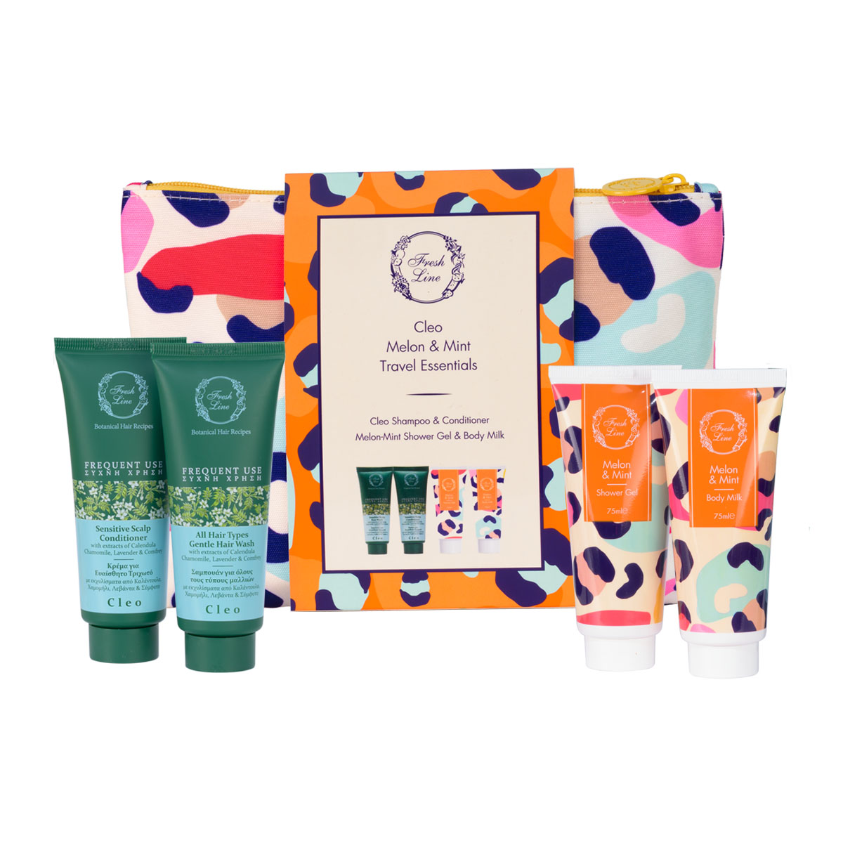 FRESH LINE Melon & Cleo Travel Pouch | Hondos Center
