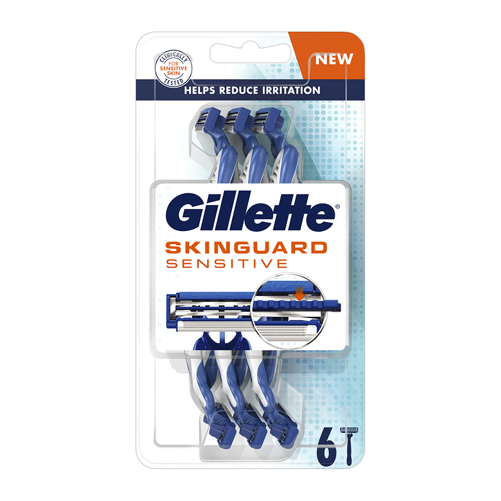 GILLETTE SkinGuard Sensitive Disposable Razors | Hondos Center